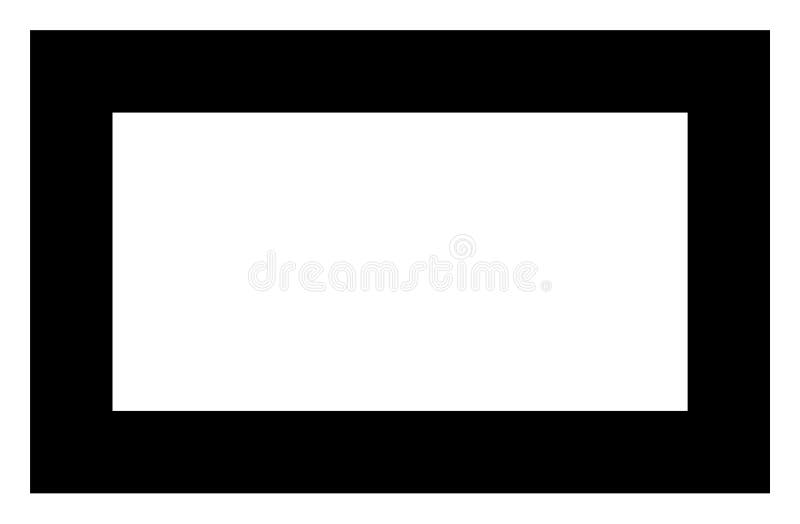Raster Empty Rectangle Icon Illustration Stock Illustration ... Raster Empty Rectangle Icon Illustration Stock Illustration ...