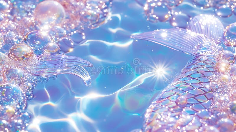 Empty Rectangular Frame Mermaid Birthday Party Stock Photos - Free ...