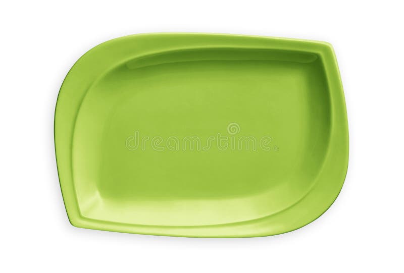 Empty Rectangular Plate, Black Ceramics Plate with Colorful Pattern ...