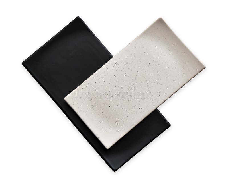 Rectangular Plates stock image. Image of abstract, stacked - 165757