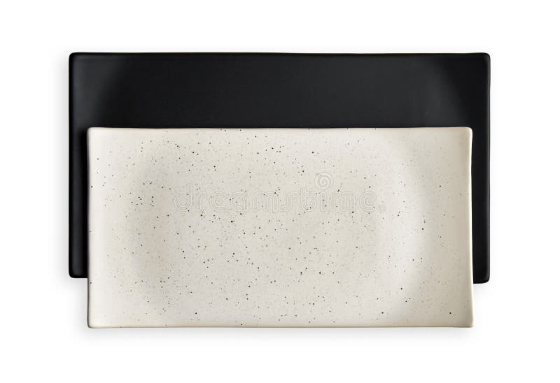 Rectangular Plates stock image. Image of abstract, stacked - 165757