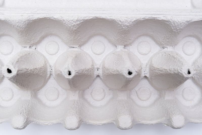 An Empty Recycled Carton Egg Box Container To Protect Egg Shell of ...