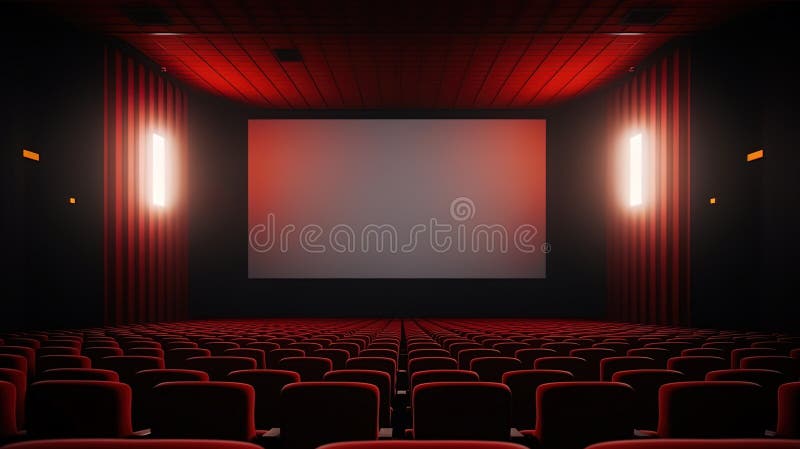 Movie Theater Screen Dark