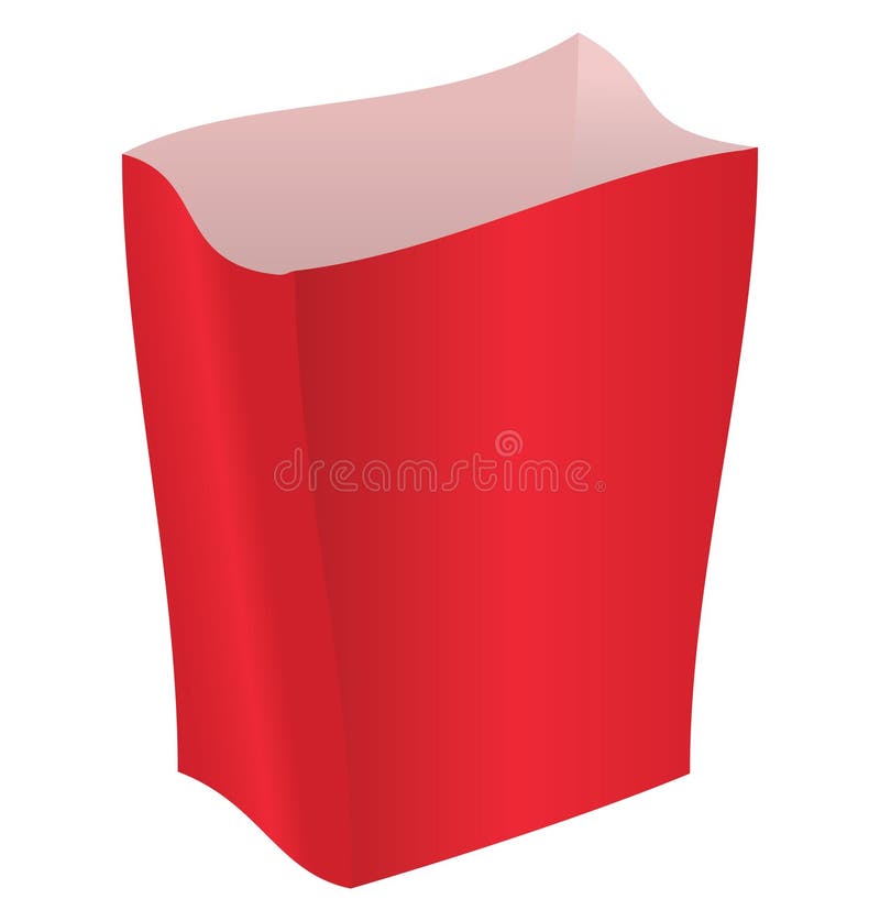 Open Empty Sack Santa Claus. Red Big Bag for Gifts Stock Vector ...