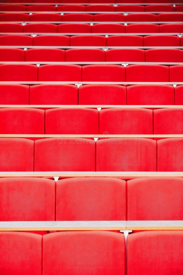 School Auditorium Rows Seats Stage Background Stock Photos - Free ...