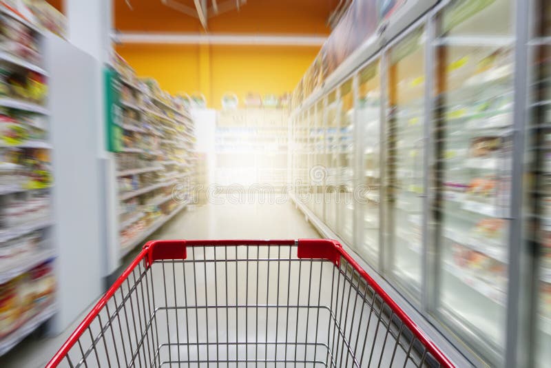 Empty red shopping cart stock photo. Image of purchasing - 84262864