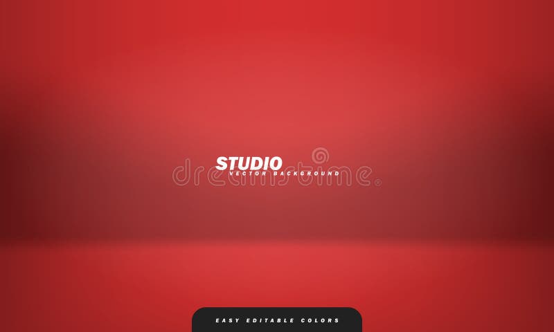 Empty Red Studio Room Background, Used As Background for Display Your ...