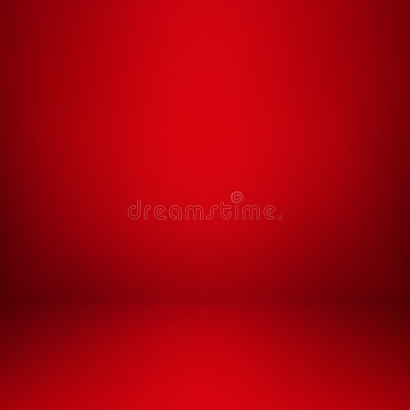 Empty Red Studio Room Interior. Clean Workshop for Photography or ...