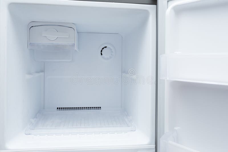 Empty refrigerator freezer stock image. Image of freezer - 47541055