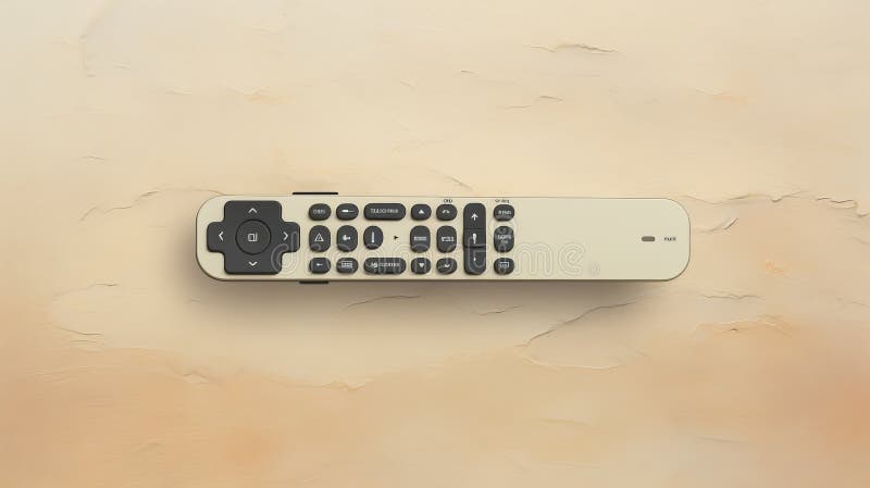 Empty Remote Control on Tan Background: Realistic and Hyper-detailed ...