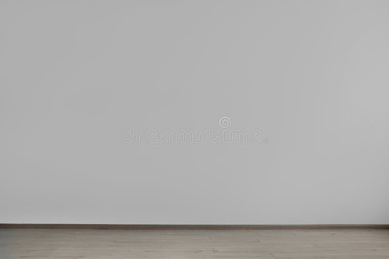 Empty Renovated Room with Beautiful White Wall Stock Photo - Image of ...