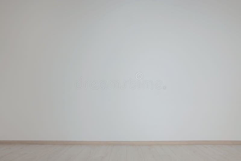 Empty Renovated Room with Beautiful White Wall Stock Photo - Image of ...