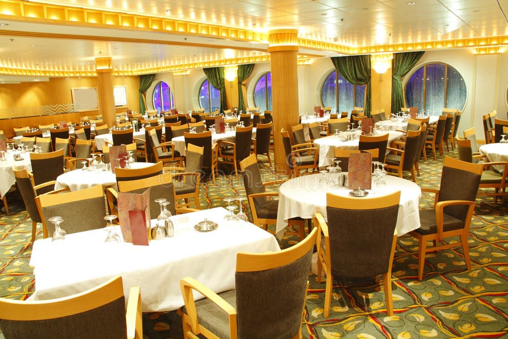 Empty restaurant stock photo. Image of luxurious, ship - 20763060