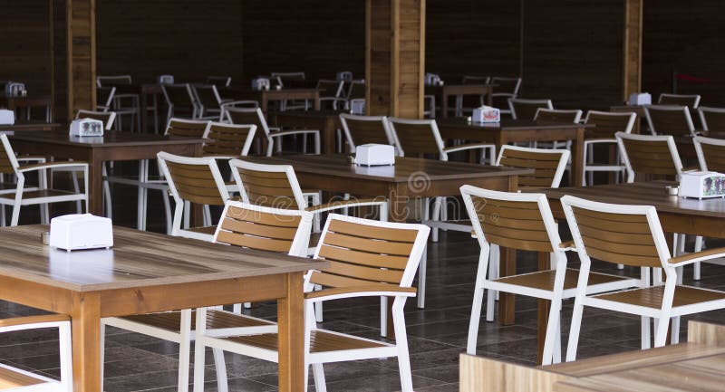 Empty restaurant stock photo. Image of restaurant, chair - 43569100