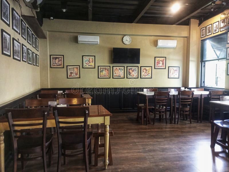 Empty Restaurant in Semarang Hotel Editorial Photo - Image of empty ...