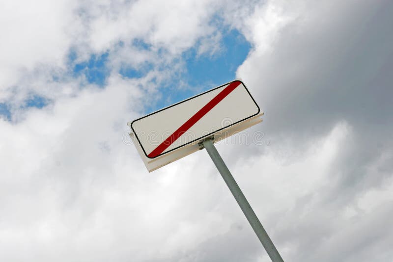 Empty restriction sign stock image. Image of hint, restrictions - 2644709
