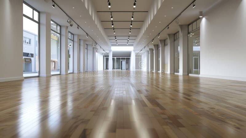 An Empty Retail Space Available for Lease Stock Illustration ...