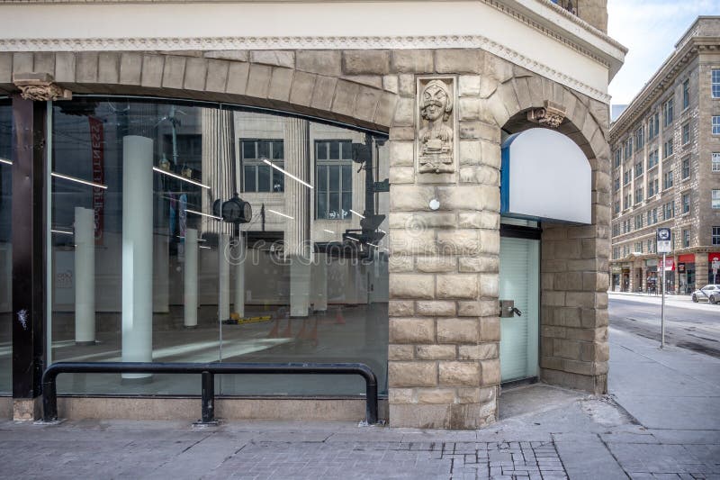 Empty Retail Space in the City of Calgary Editorial Stock Image - Image ...