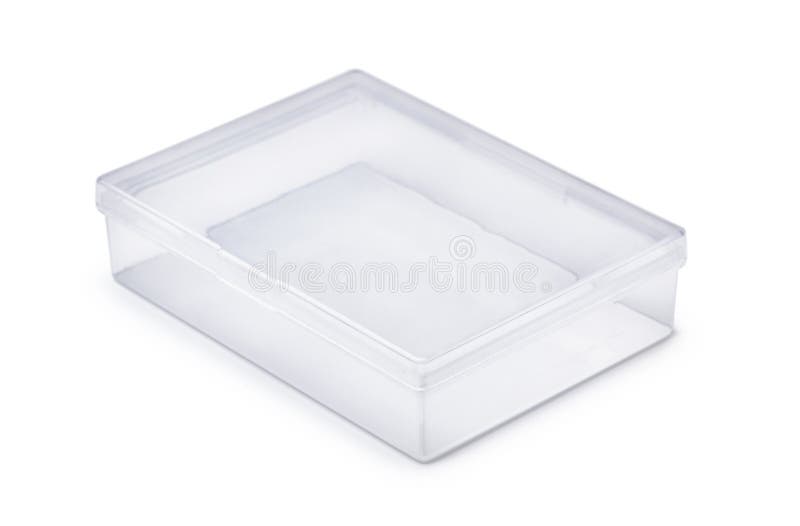 Empty Retail Transparent Plastic Packaging Box Stock Image - Image of ...