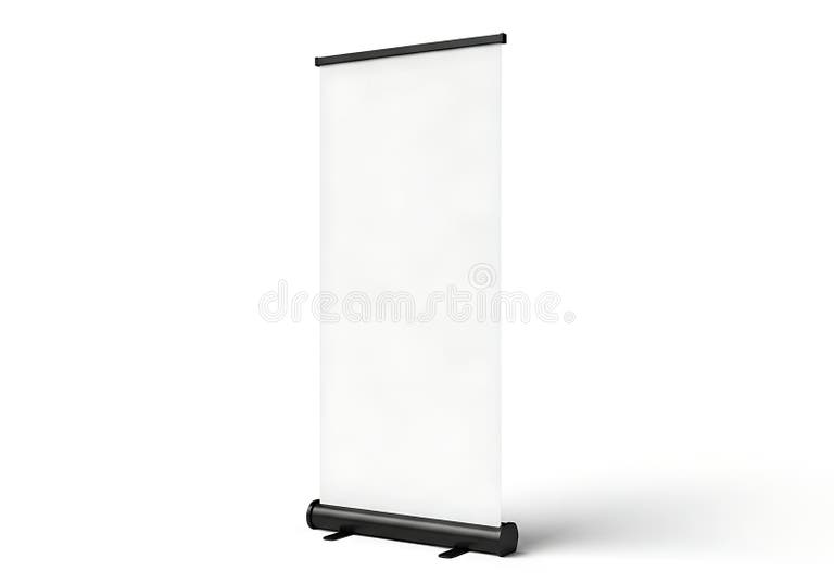 Empty Retractable Banner Stand Display Stock Illustrations – 408 Empty ...