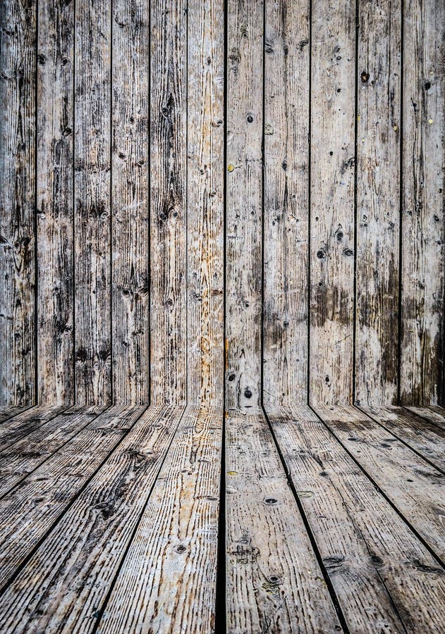 Empty retro wooden room stock photo. Image of clean - 151717438