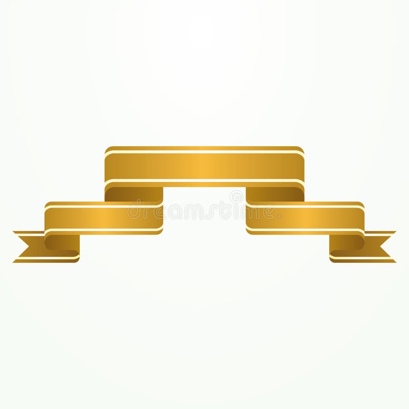 Empty Ribbon Banner. Vector Illustration Decorative Design Stock Vector ...