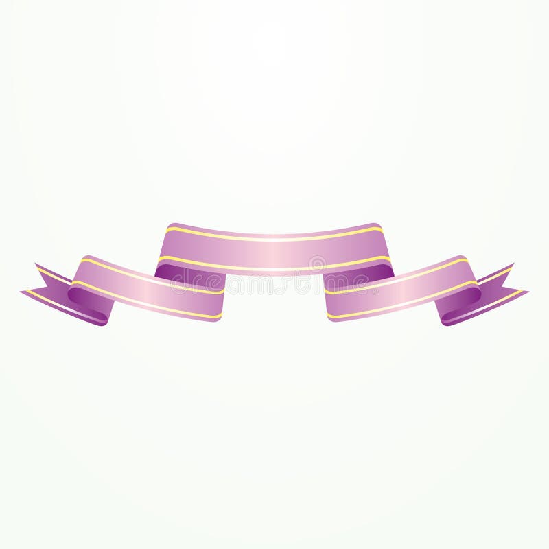 Empty Ribbon Banner. Vector Illustration Decorative Design Stock Vector ...