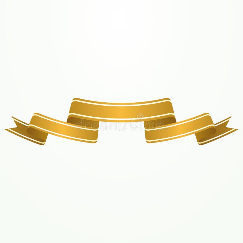 Empty Ribbon Banner. Vector Illustration Decorative Design Stock Vector ...