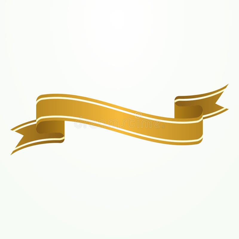 Empty Ribbon Banner. Vector Illustration Decorative Design Stock Vector ...