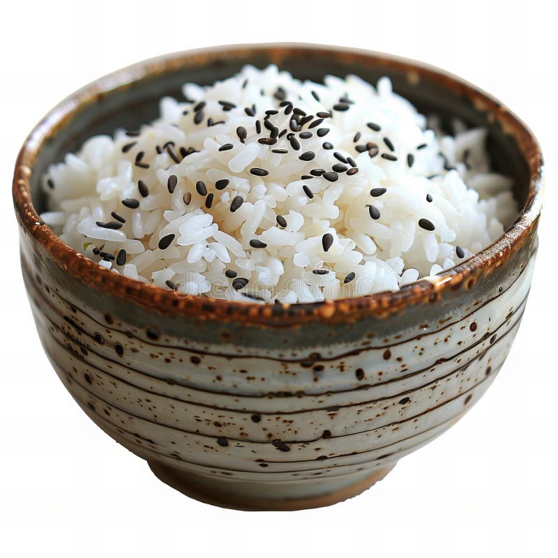 Empty Rice Bowl , Isolated on White Background , High Quality, High ...