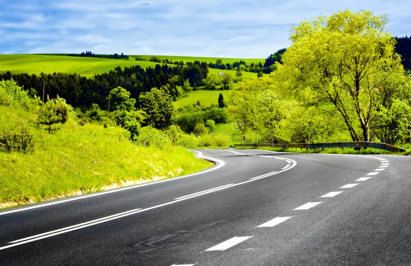 Empty road stock photo. Image of outdoor, environment - 12132512