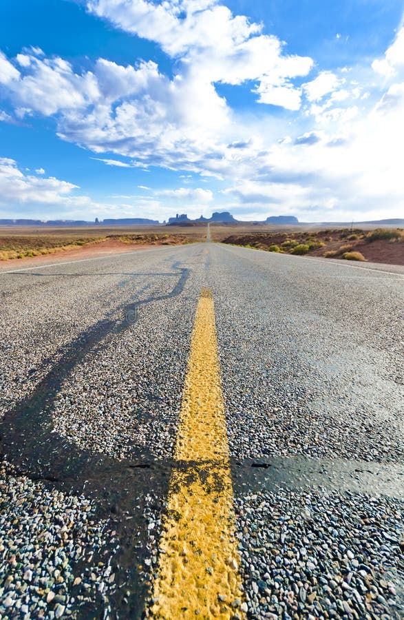Empty road stock image. Image of march, desert, plains - 22741791