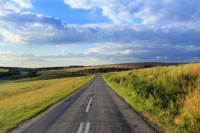 Empty road stock image. Image of vista, mountains, empty - 2216287