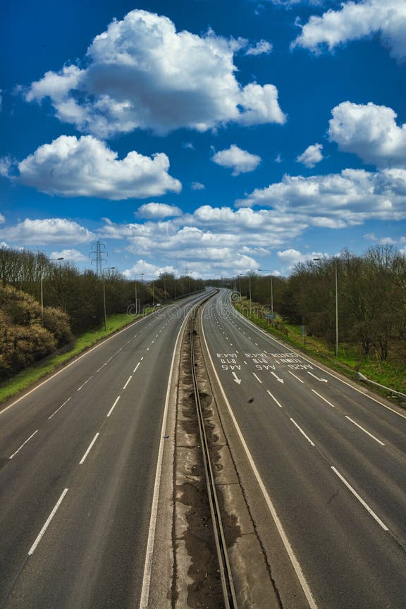 An empty road at daytime stock photo. Image of quiet - 203972132
