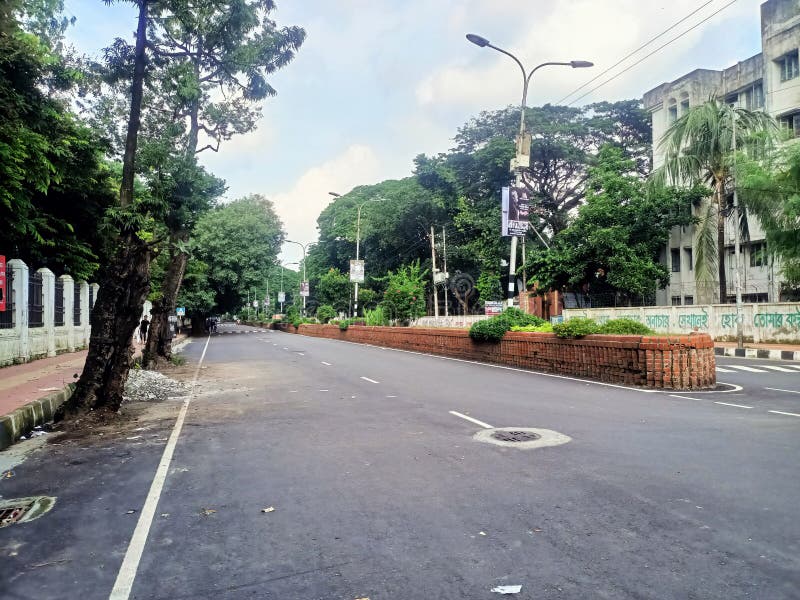 Empty Road in Dhaka City during COVID-19 Lockdown Period Editorial ...