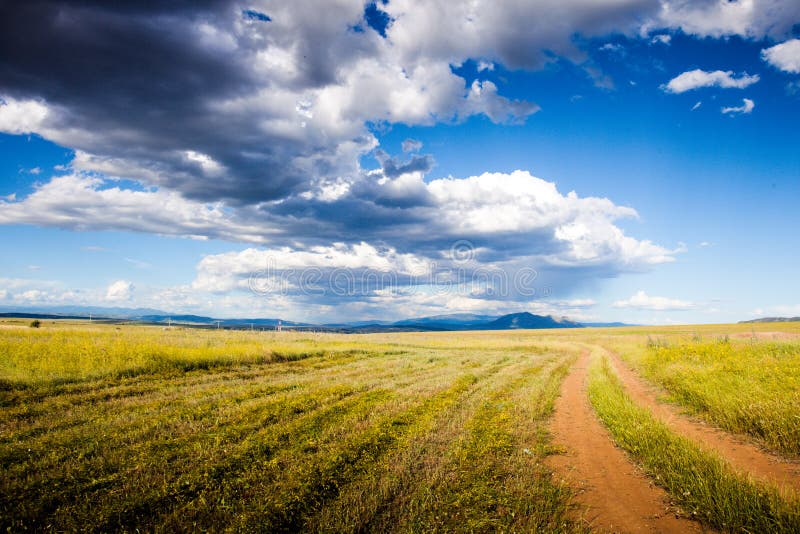 Sunset on Prairie stock photo. Image of boise, sunset - 11490406