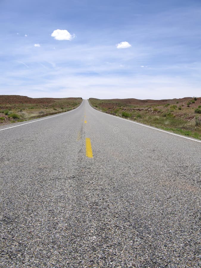 Empty road to nowhere stock image. Image of fast, road - 22986675