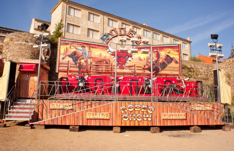Empty Rodeo rides stock image. Image of bulls, entertainment - 26620699