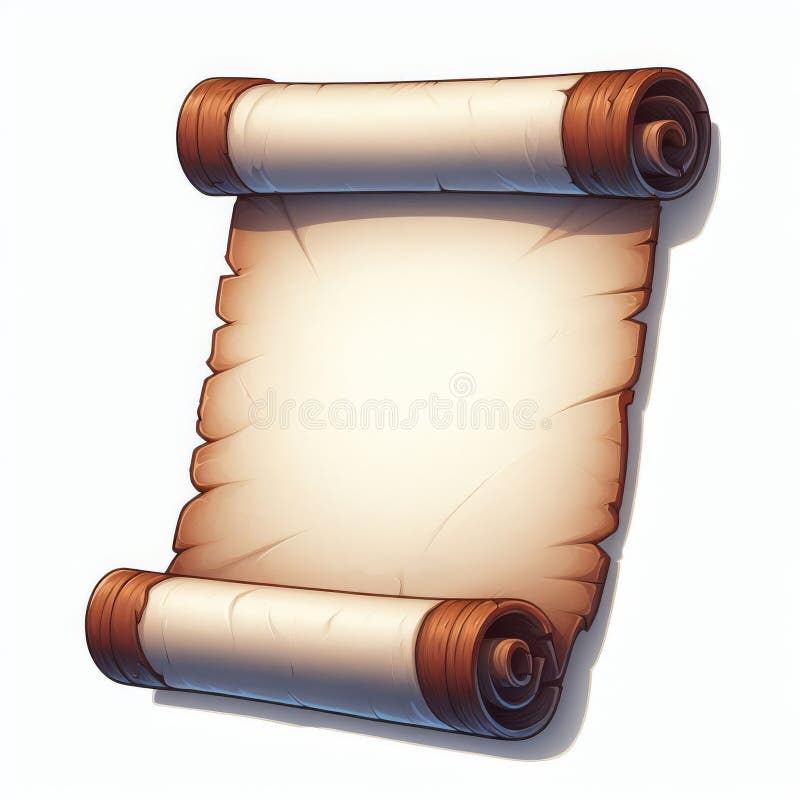 Antique Parchment Scroll stock photo. Image of history - 309488988