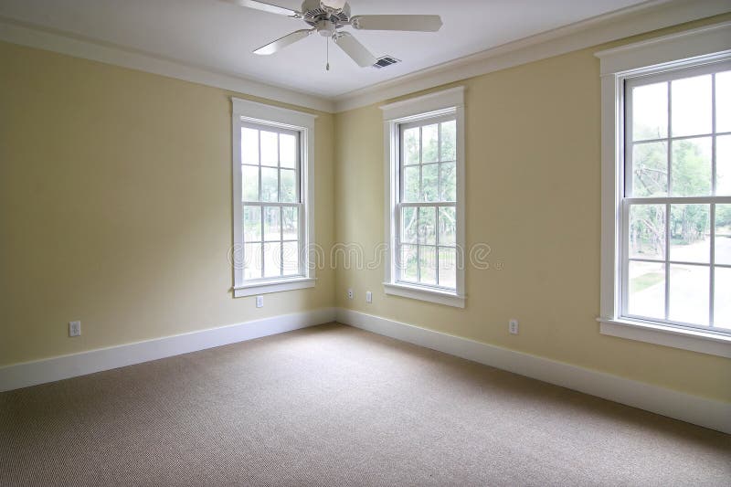 Empty room stock photo. Image of room, clean, blue, architecture - 12750148