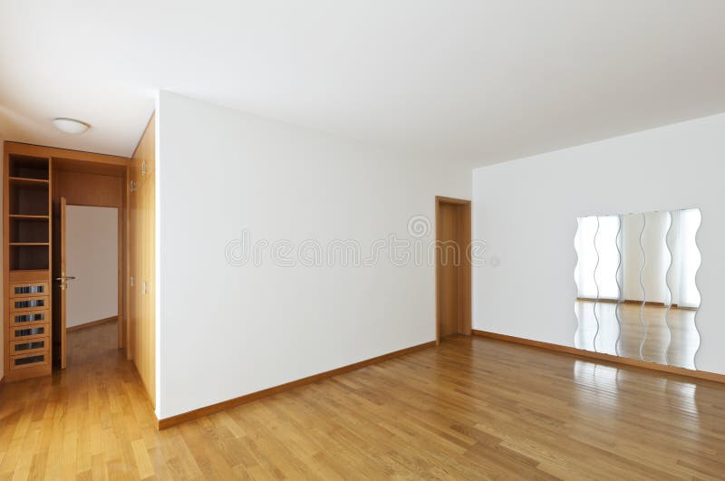 Big empty room stock photo. Image of apartment, perspective - 23375038