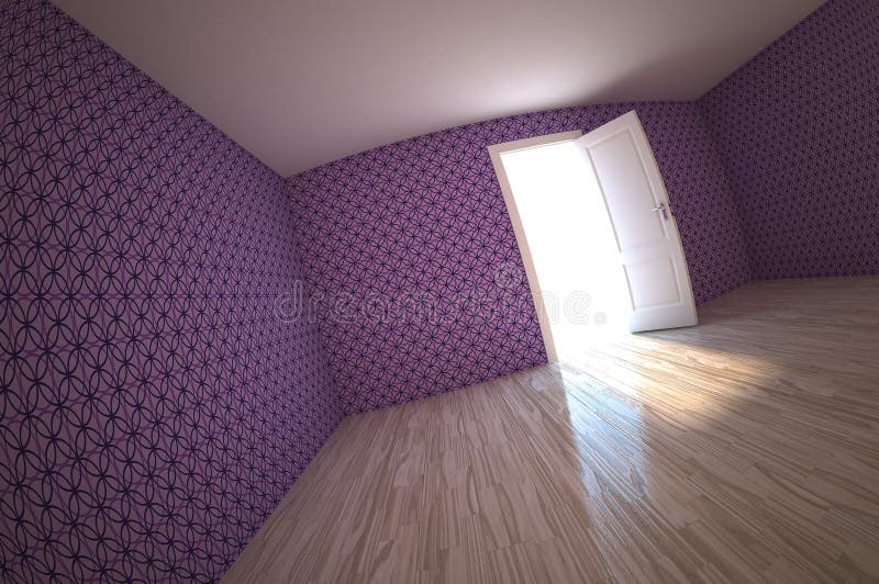 Empty room stock illustration. Illustration of dream - 24781281