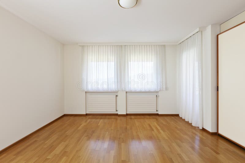 Small Empty room stock photo. Image of socket, trim, dark - 19315208