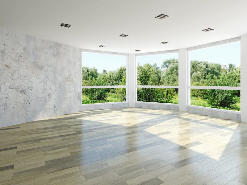 Empty room stock illustration. Illustration of concrete - 37698593