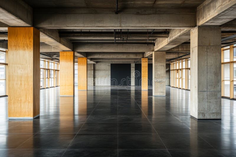 An Empty Room that Boasts Spaciousness and Brightness, Complete with ...