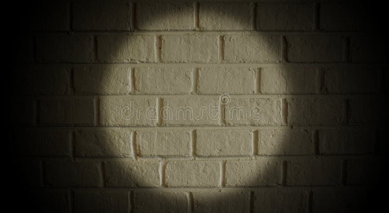 Empty Room with Brick Wall, Brick Wall. Stock Image - Image of glass ...