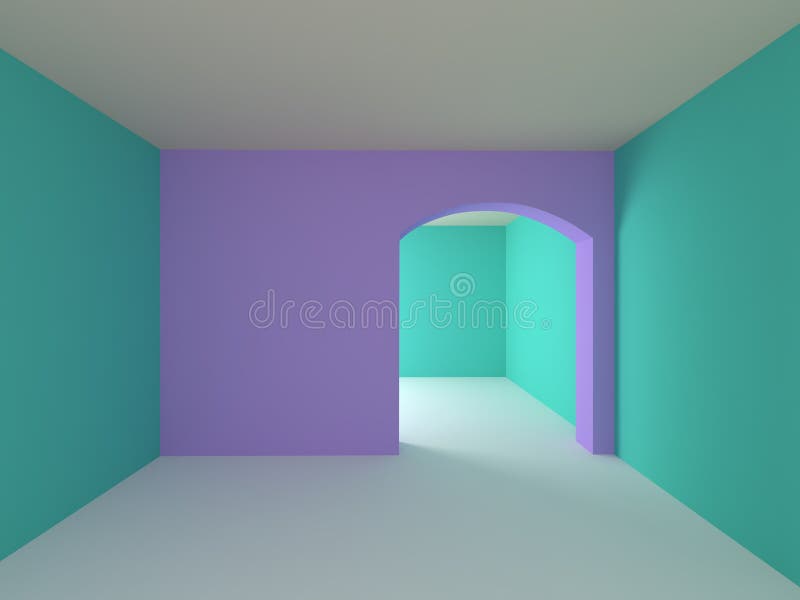 Empty room for children stock illustration. Illustration of interior ...