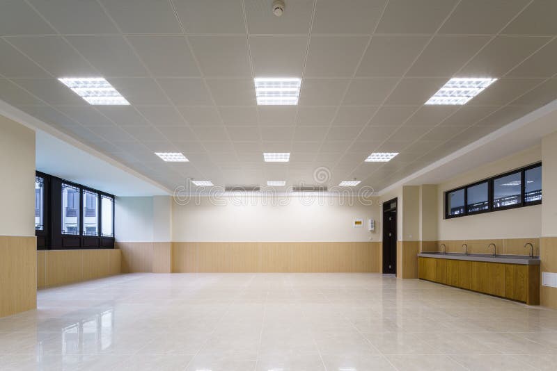 Empty Room Classroom Laboratory Stock Photo - Image of lighting, empty ...