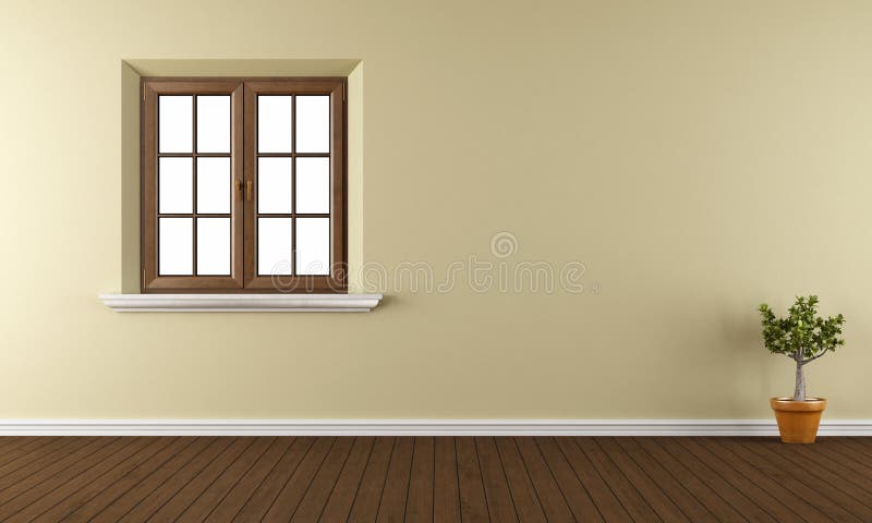 Empty Room Closed Window Stock Illustrations – 1,301 Empty Room Closed ...