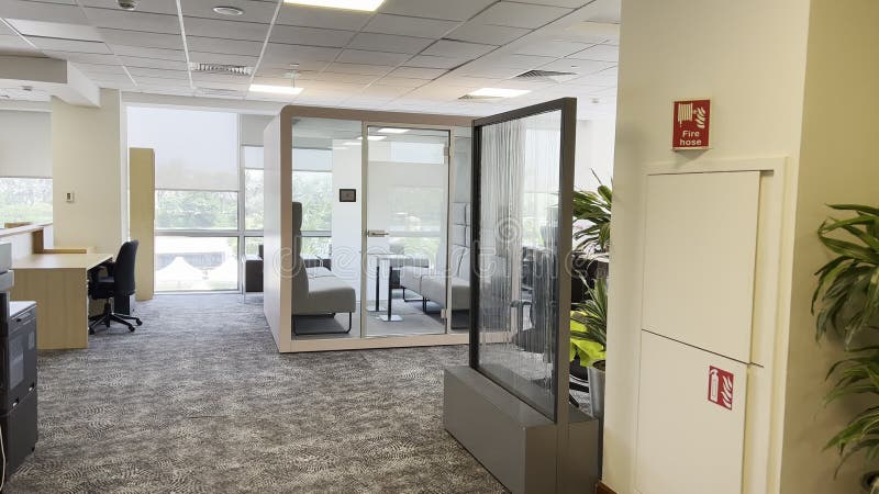Empty Room for Co-working Space Inside a Business Building Stock ...